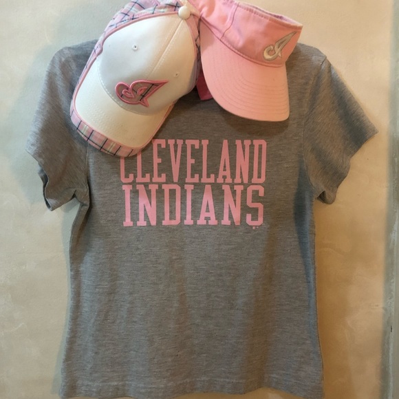 Accessories | Vintage Cleveland Indians Now Guardians Womens Teecap And ...